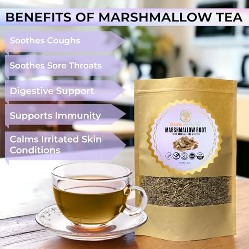 marshmallow root tea for soothing comfort