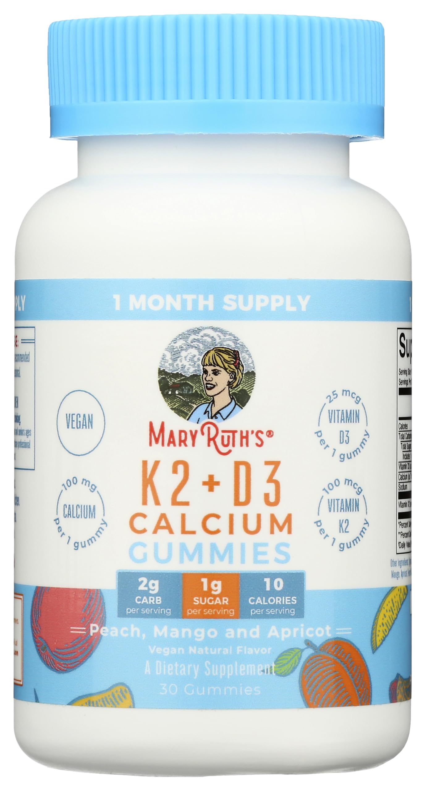 Mary Ruth's calcium gummies for strong bones