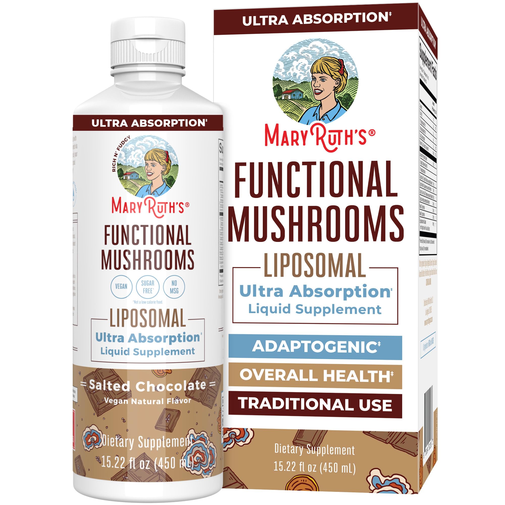 MaryRuth Organics mushroom supplement for immunity