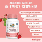 MARYRUTH'S 60 count gummy probiotics