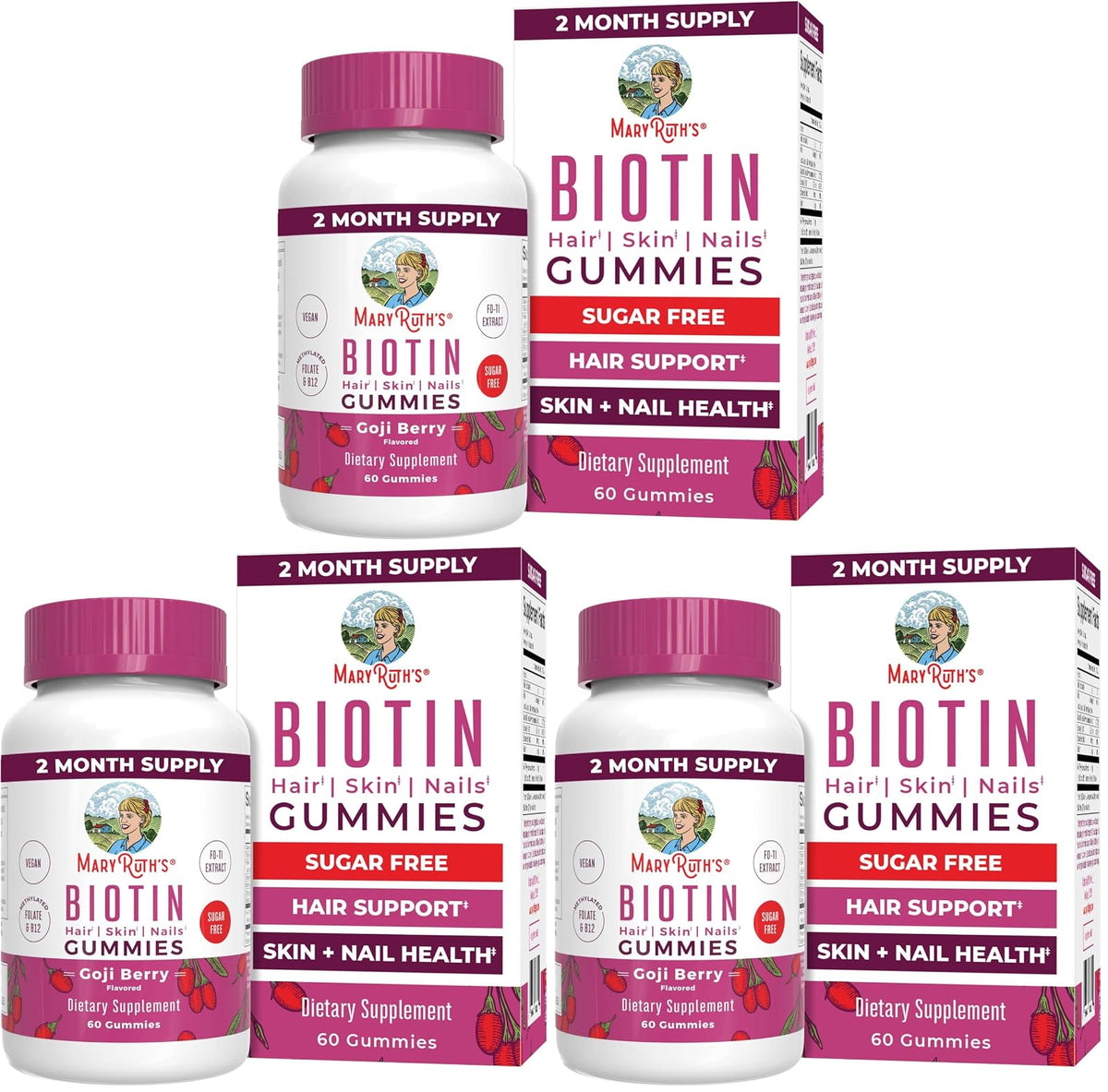 MARYRUTH'S biotin gummies for hair
