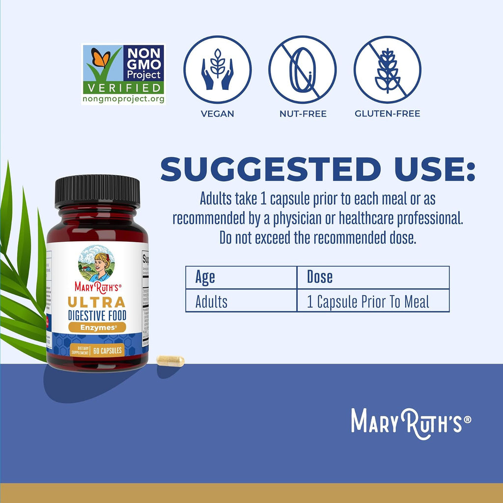 MARYRUTH'S capsules for digestive support