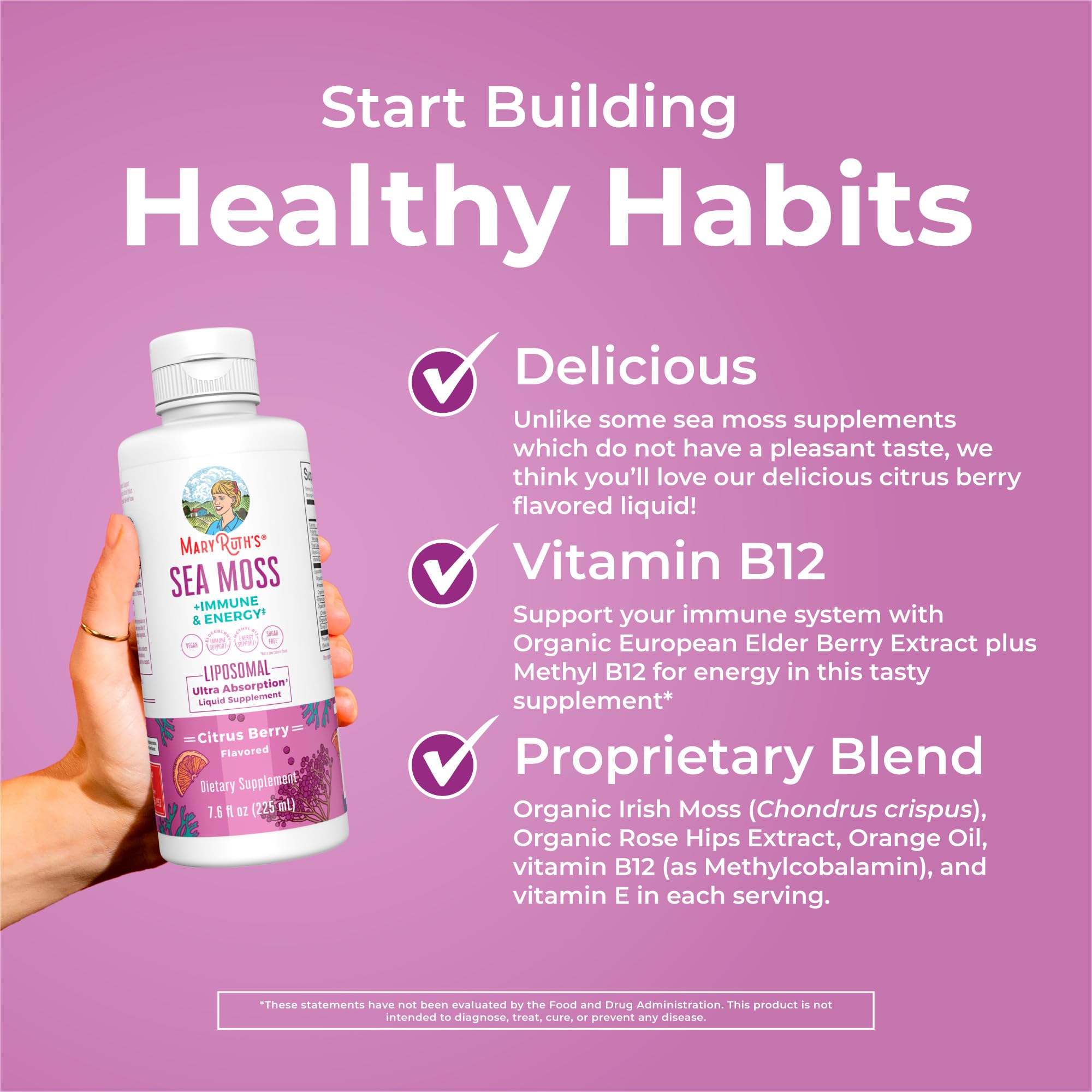 MARYRUTH'S elderberry for overall wellness
