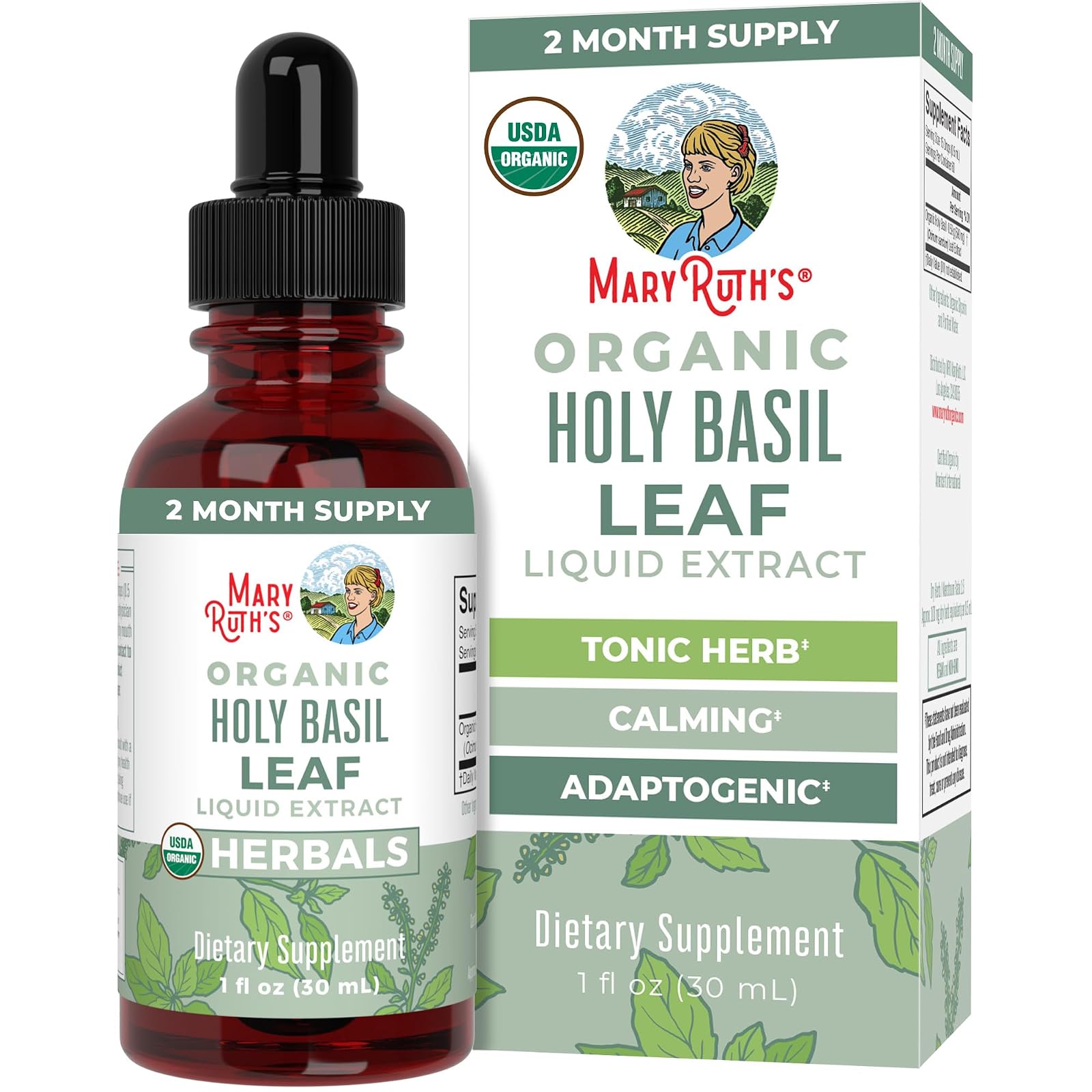 MARYRUTH'S holy basil liquid drops