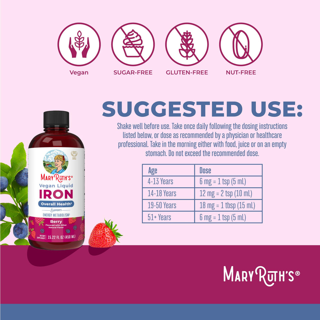 MaryRuth's iron for enhanced vitality