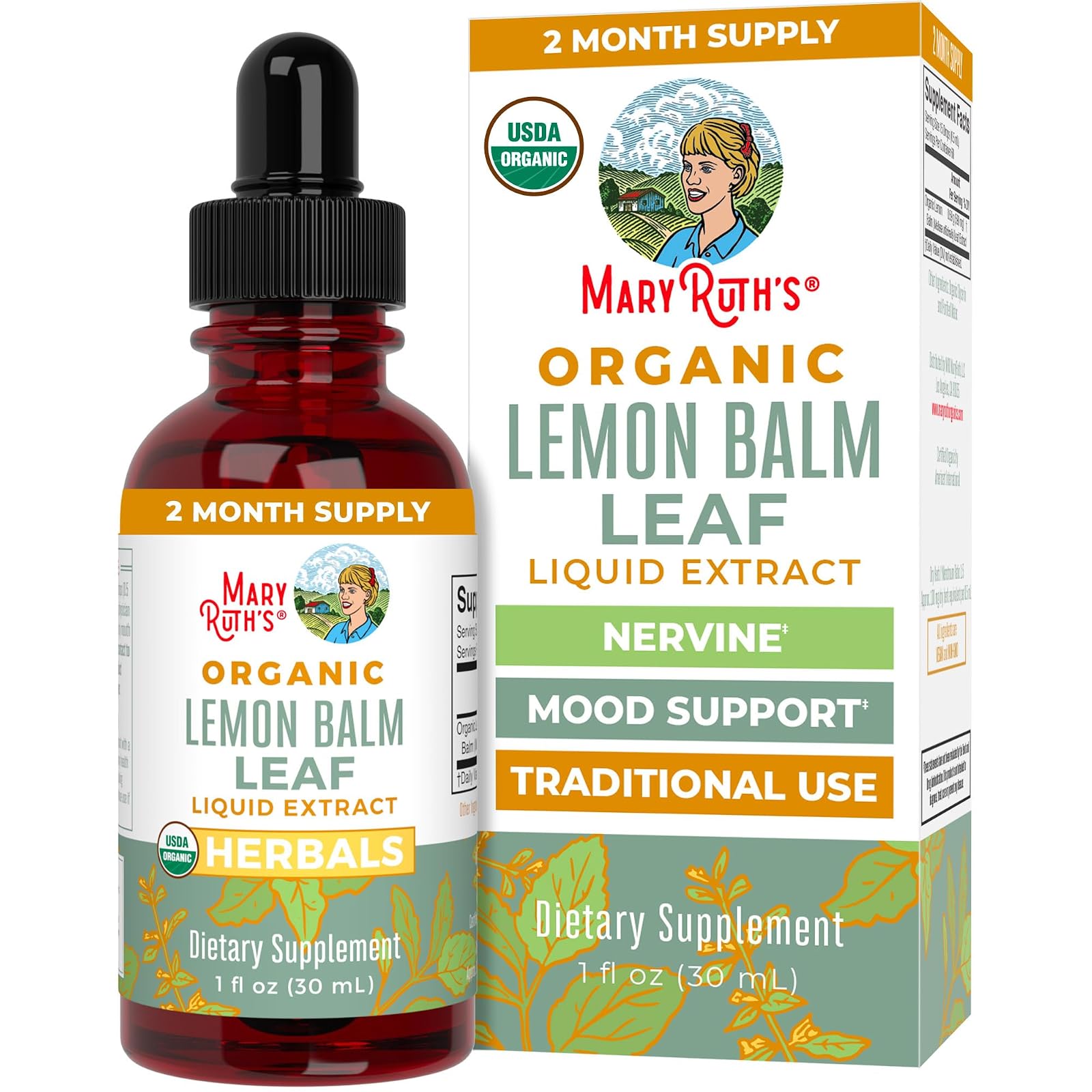 MARYRUTH'S lemon balm liquid extract