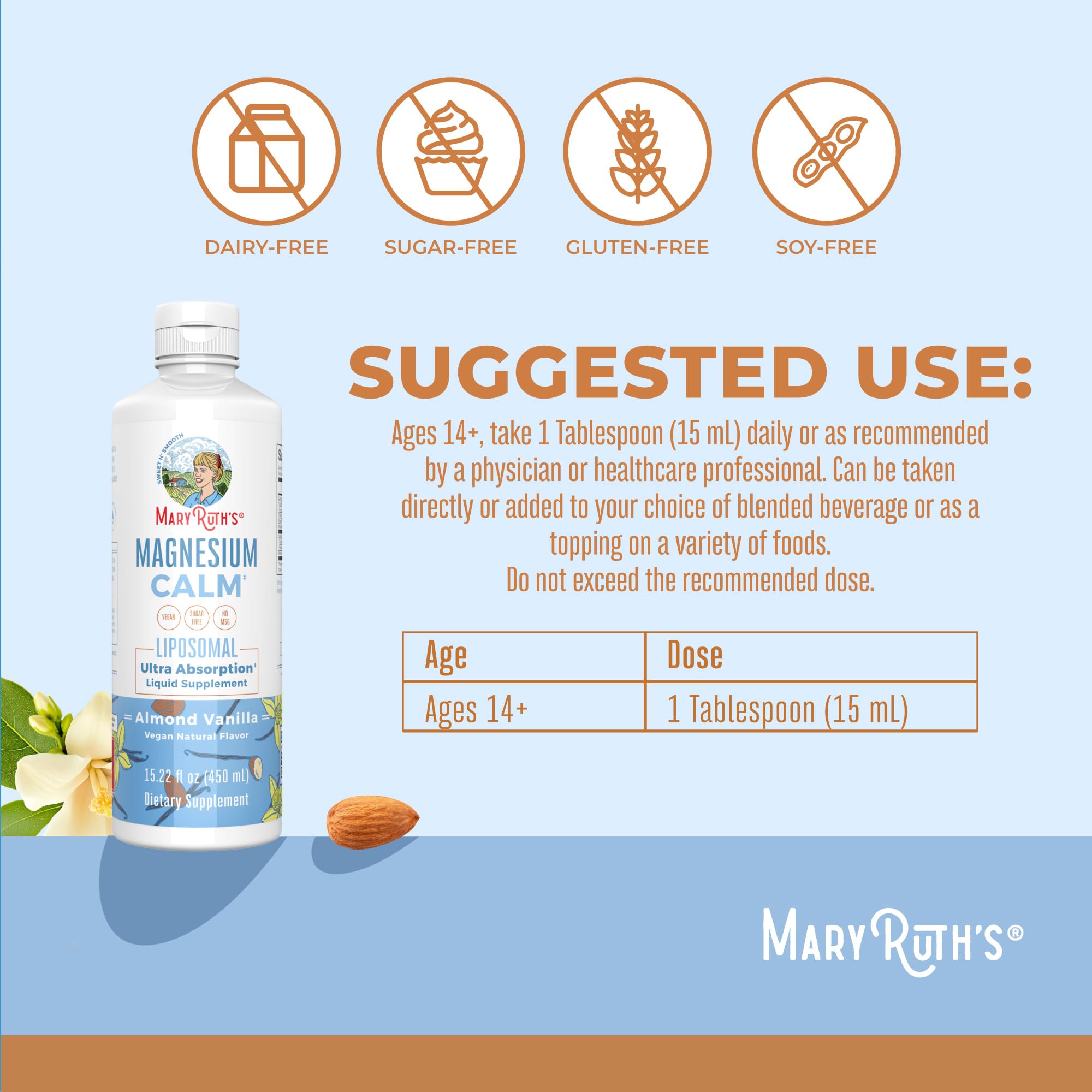 MaryRuth's liposomal magnesium for energy