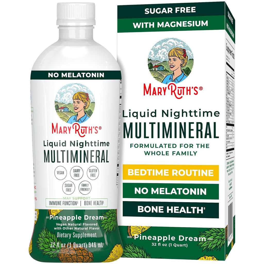 MaryRuth's Liquid Nighttime Multimineral benefits