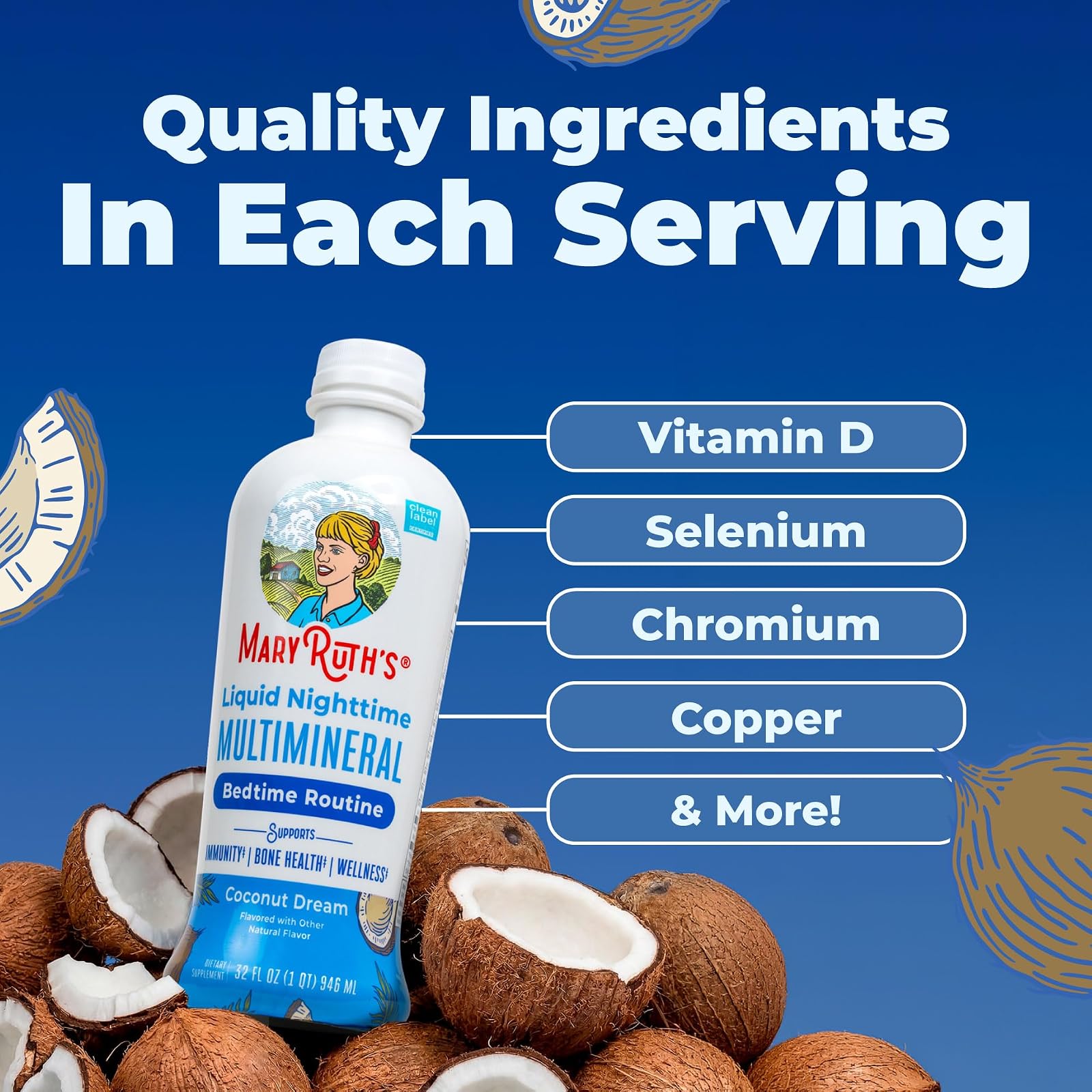 MaryRuth's magnesium for muscle relaxation