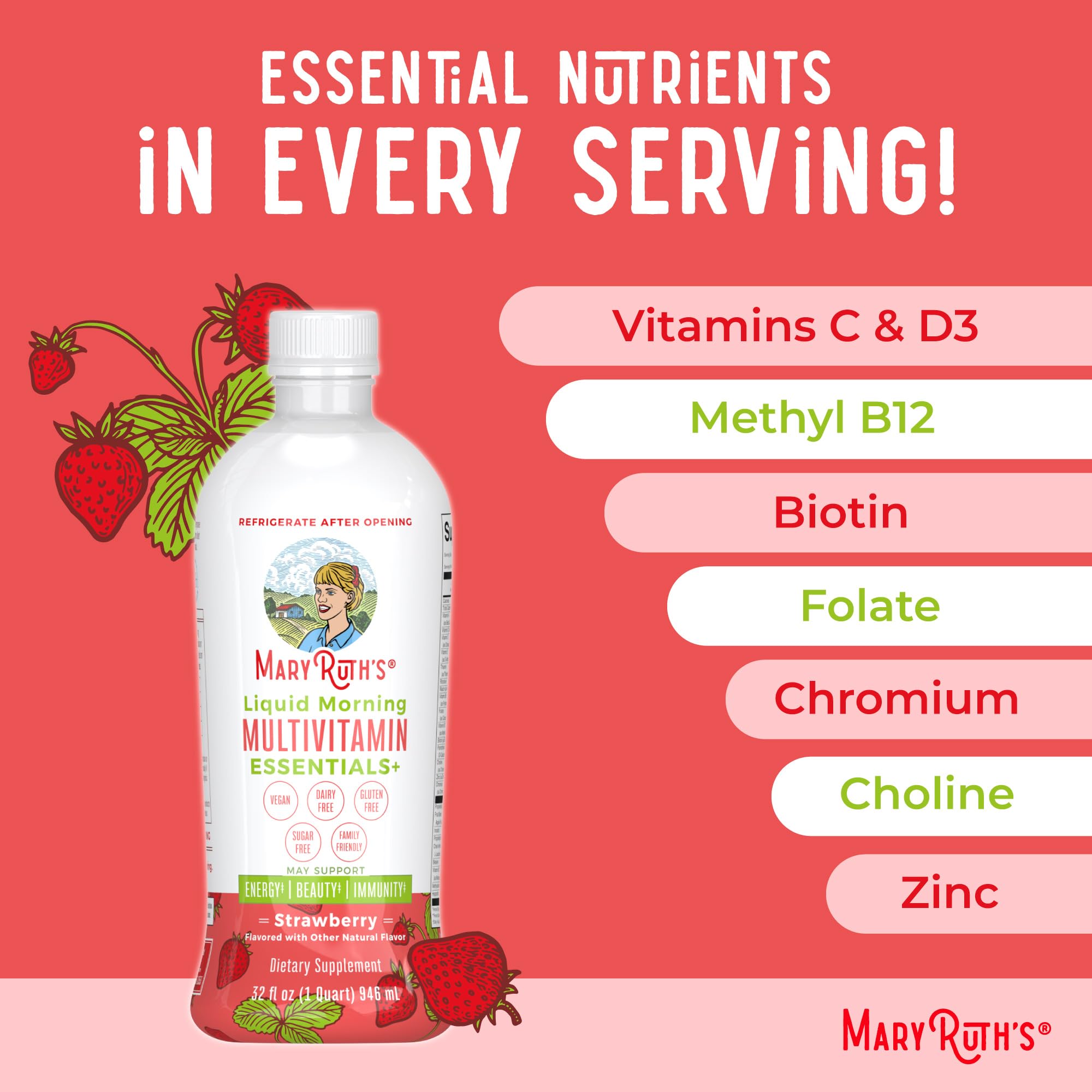 MaryRuth's morning vitamins for busy lifestyles