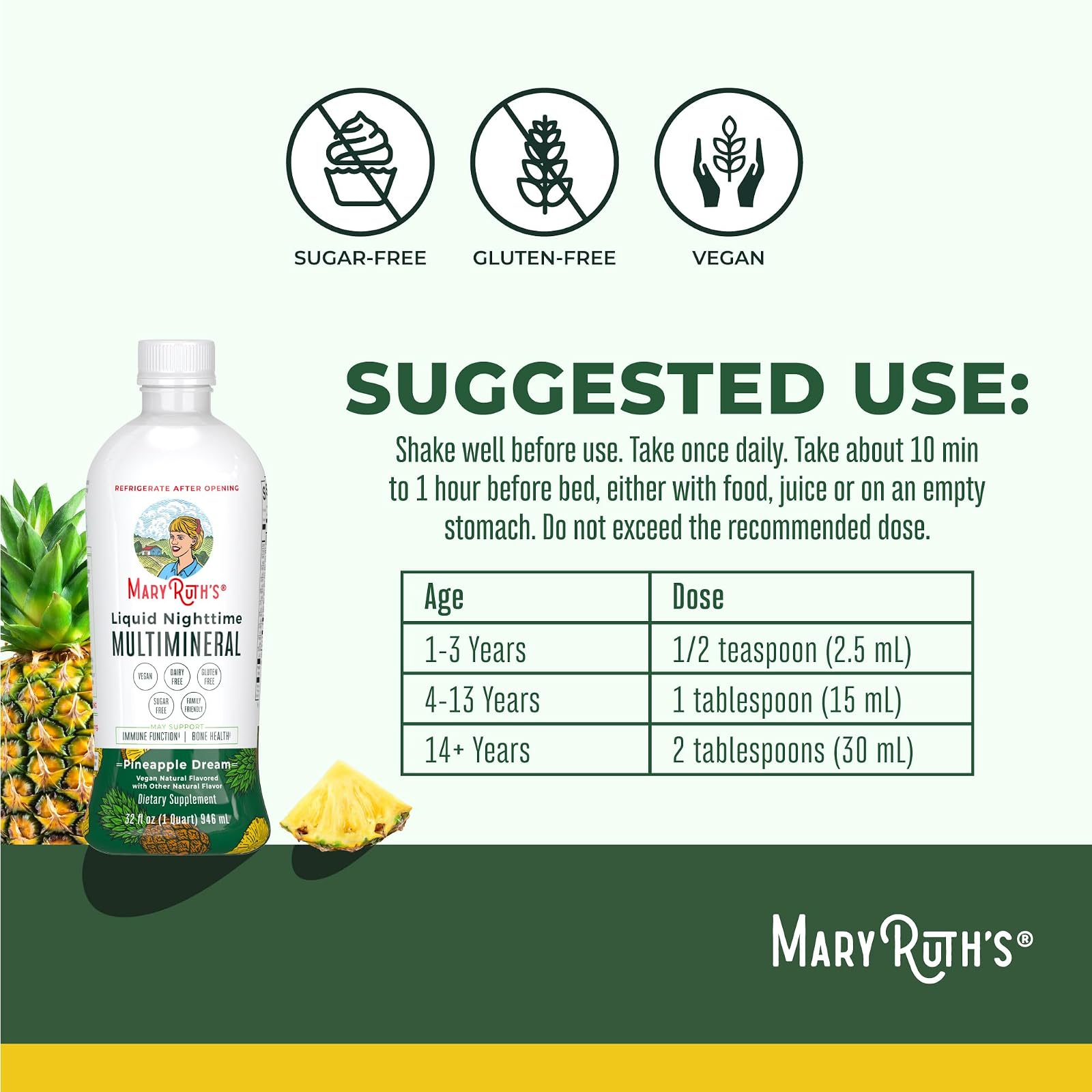 MaryRuth's multivitamin for men support