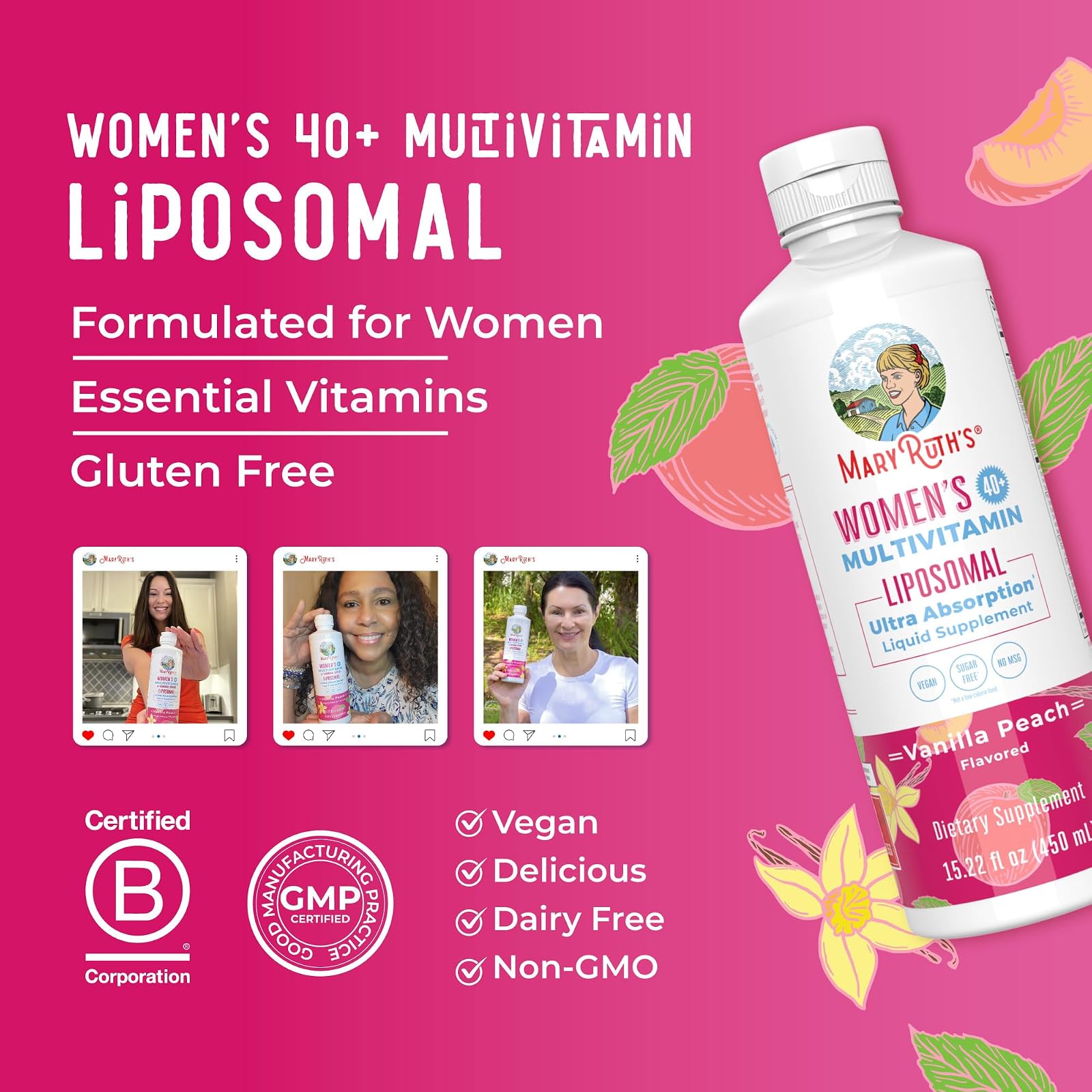 MaryRuth's multivitamin for optimal wellness