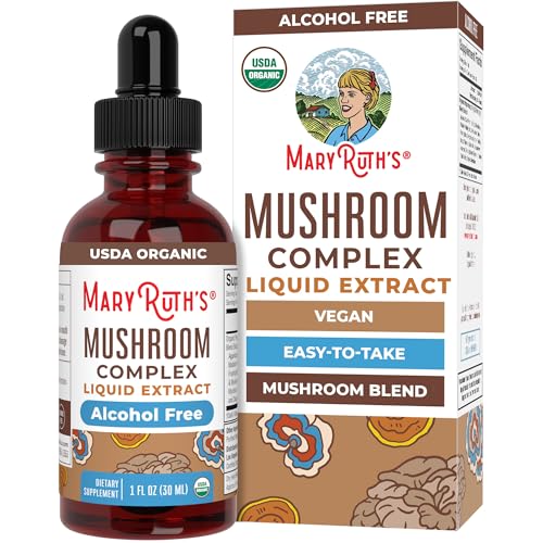 MARYRUTH'S mushroom blends for cognitive support