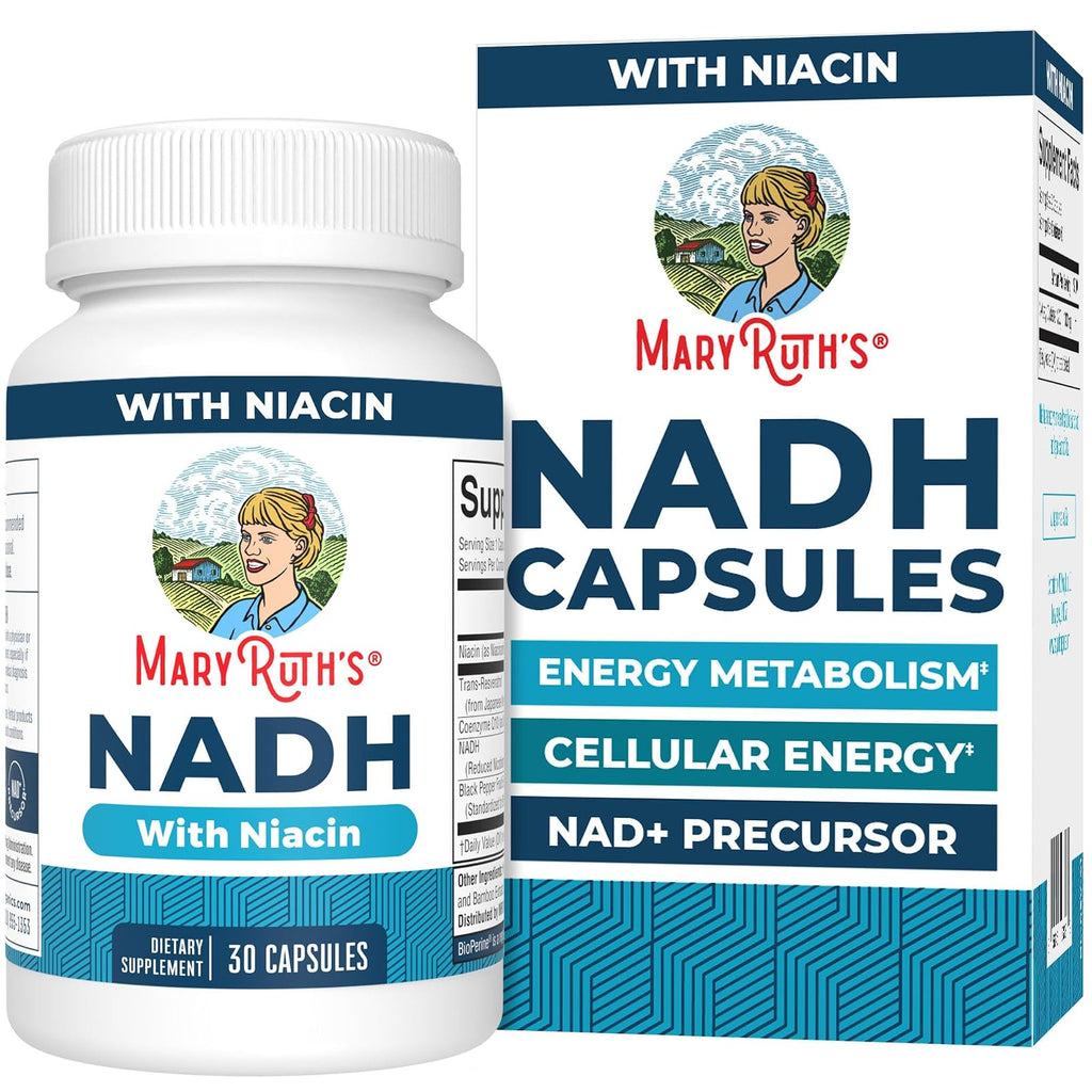 MARYRUTH'S NADH energy support capsules
