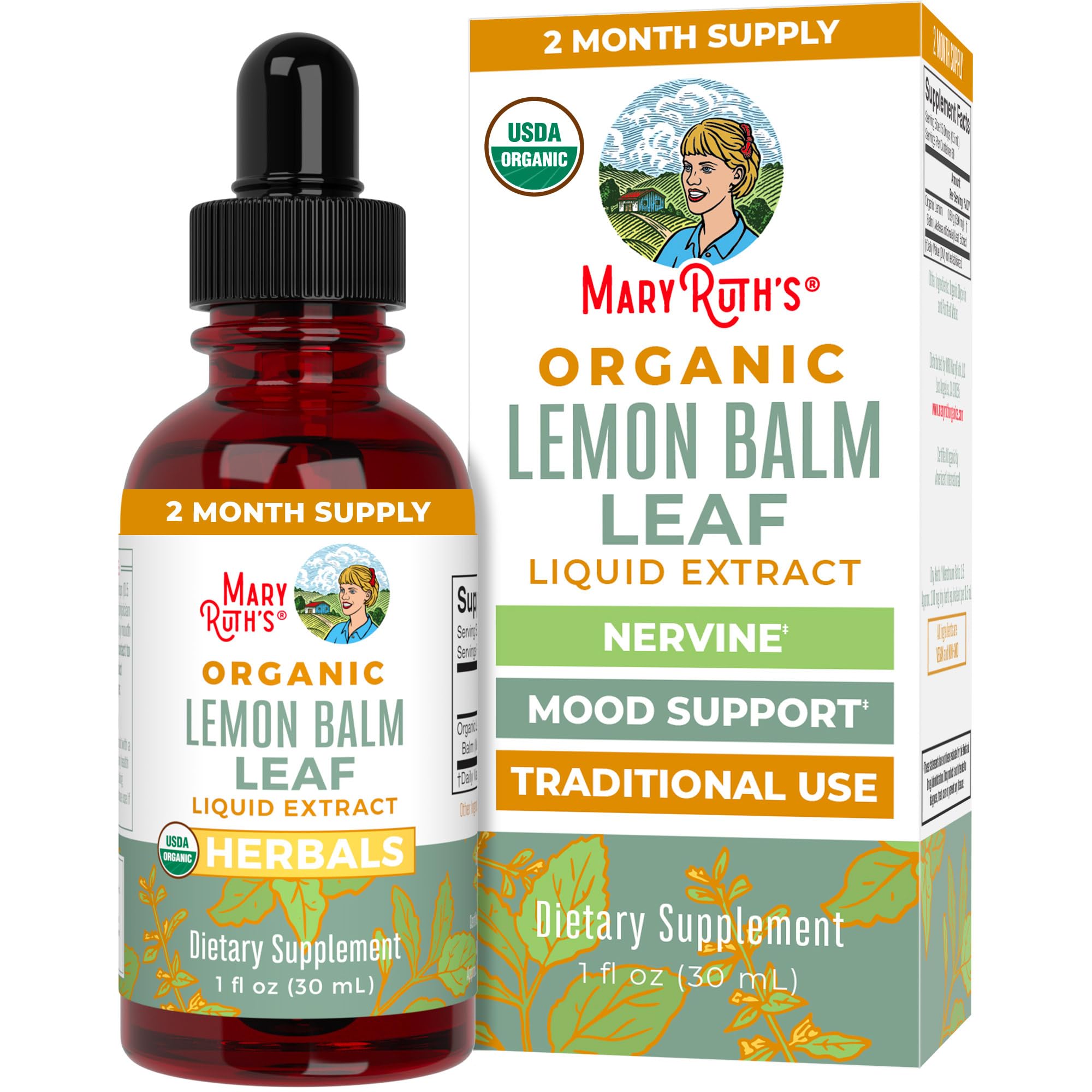 MARYRUTH'S organic lemon balm extract