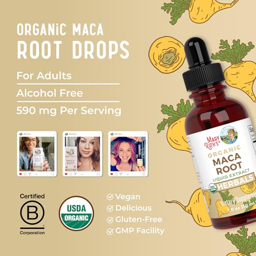 MARYRUTH'S organic maca root drops