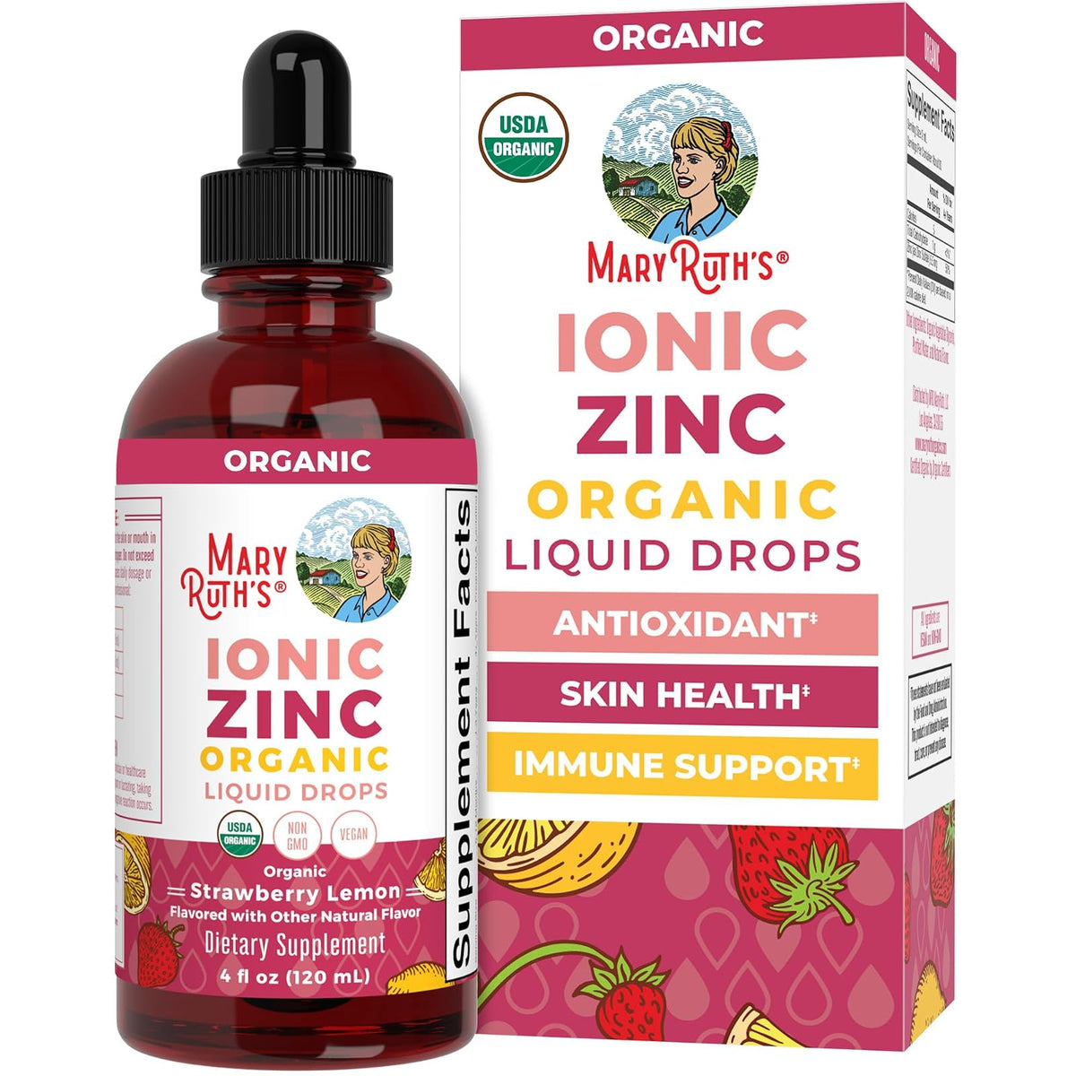 MaryRuth's Organic Zinc Sulfate benefits