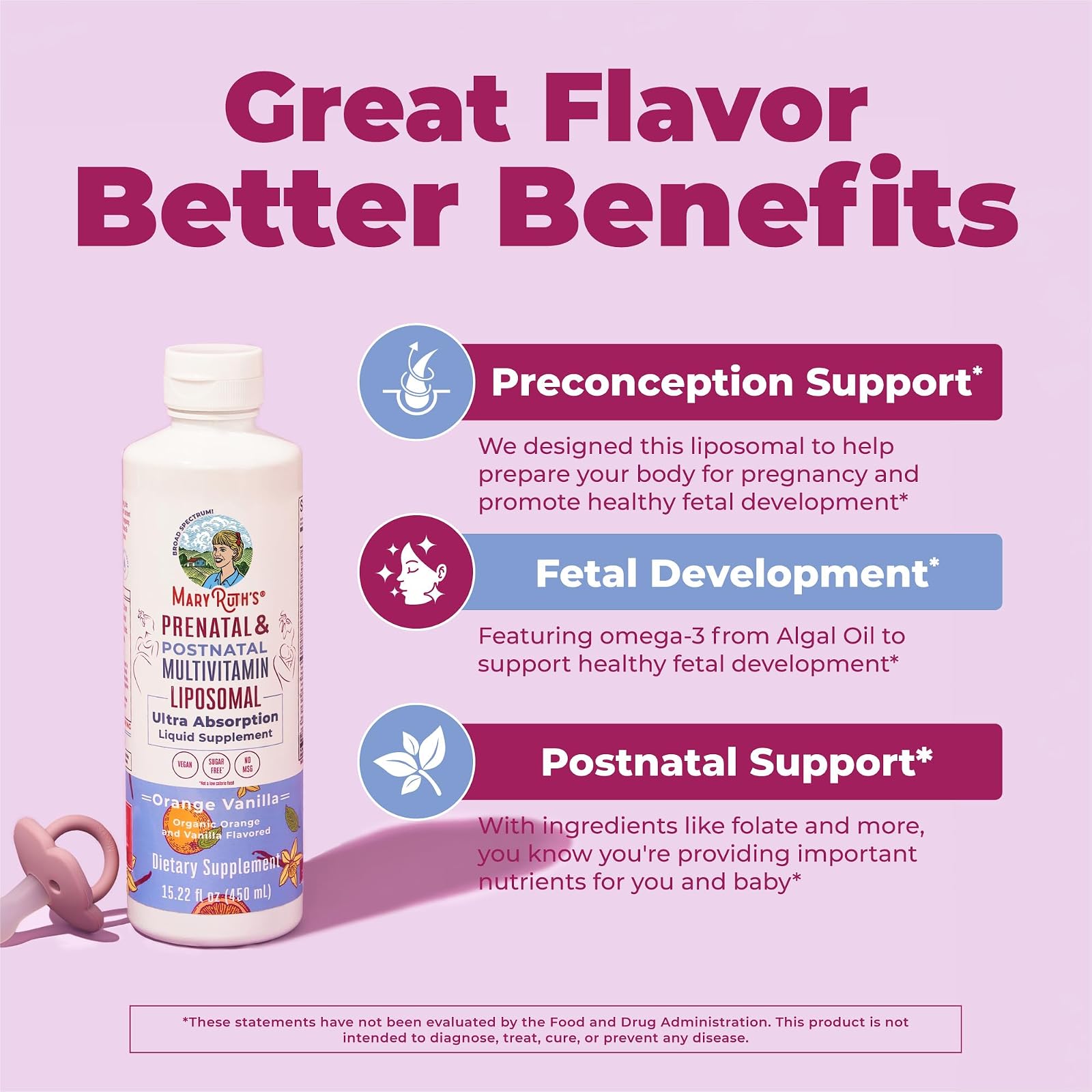 MaryRuth's prenatal DHA for brain health