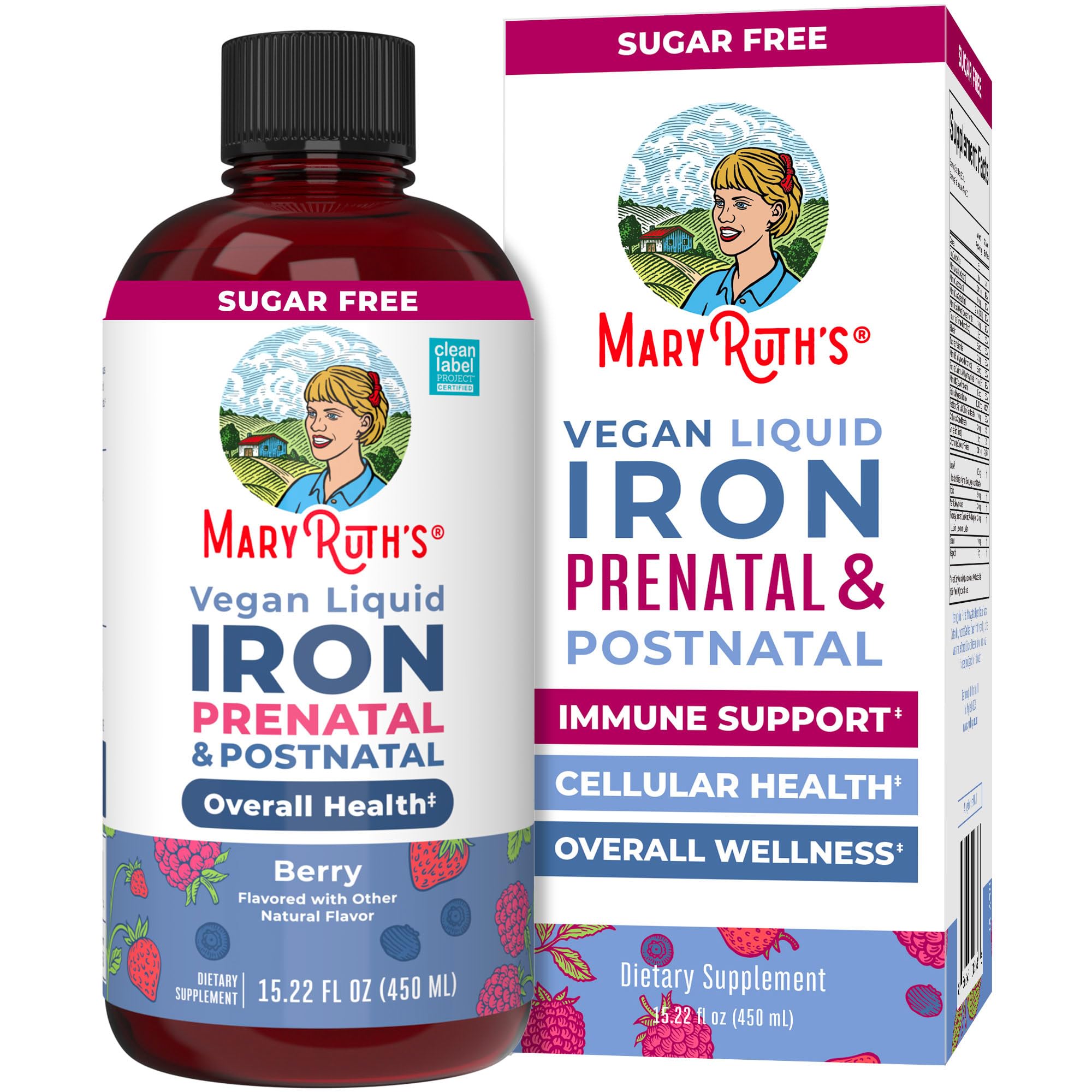 MaryRuth's prenatal iron liquid supplement