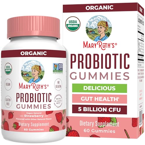 MARYRUTH'S probiotic gummies for digestive health