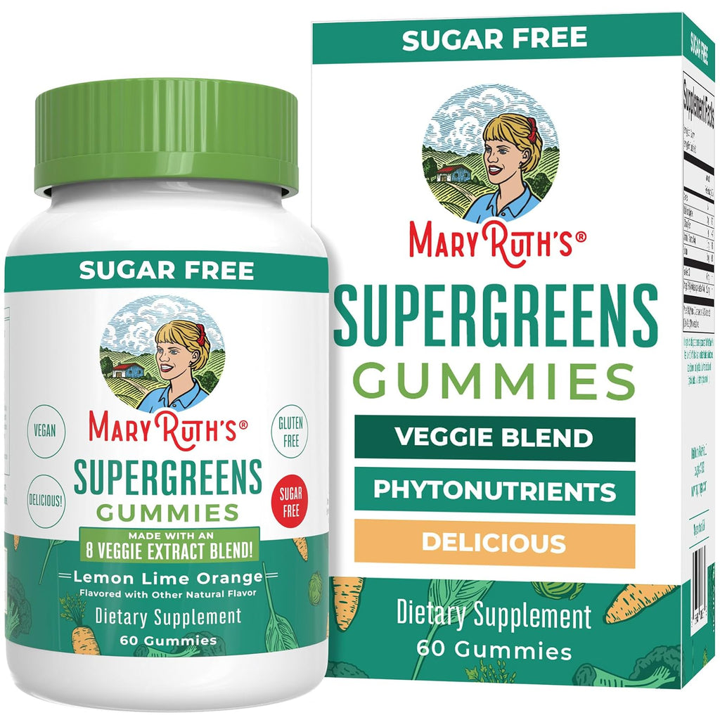 MaryRuth's Super Greens capsules for vitality