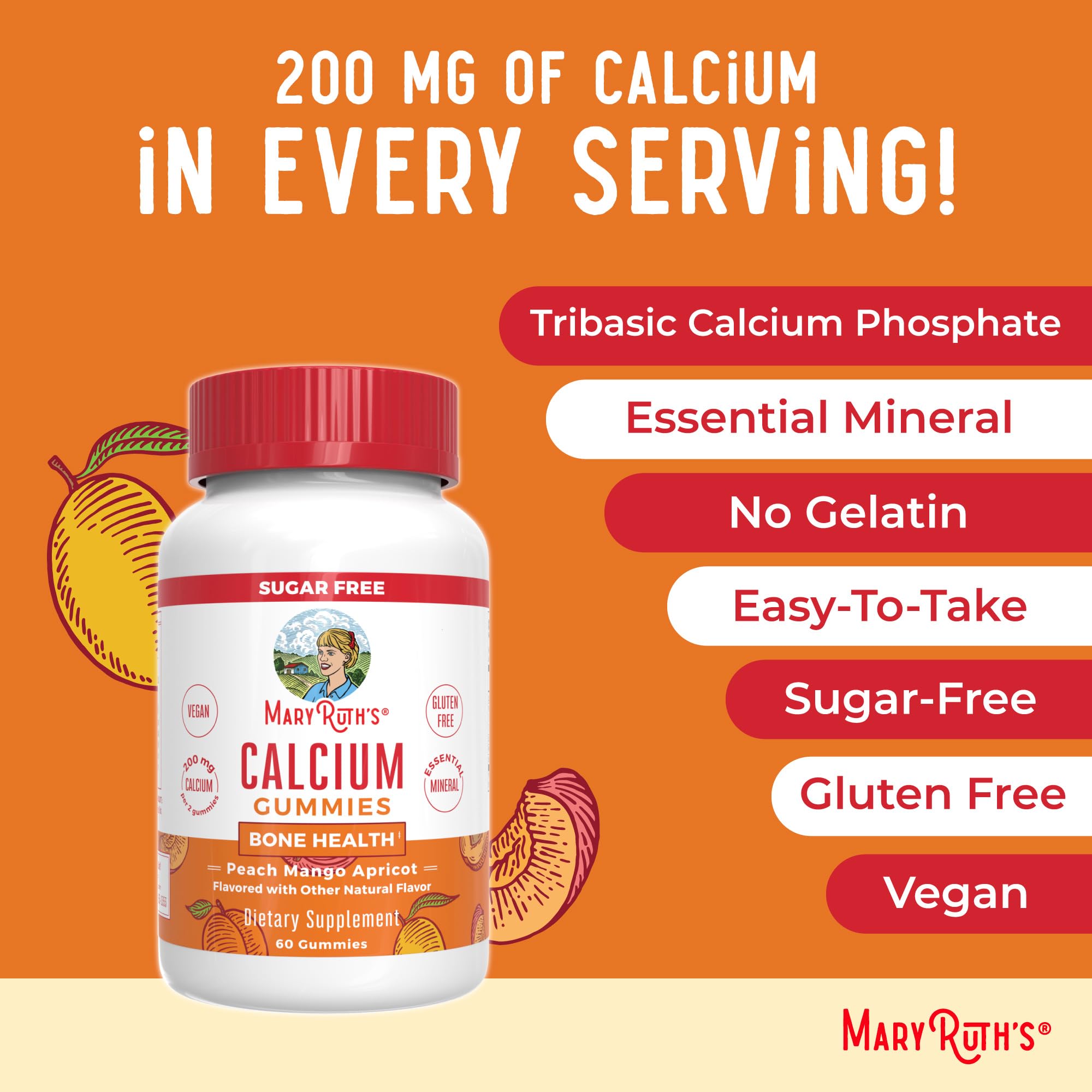 MaryRuth's vegan gummies for strong bones