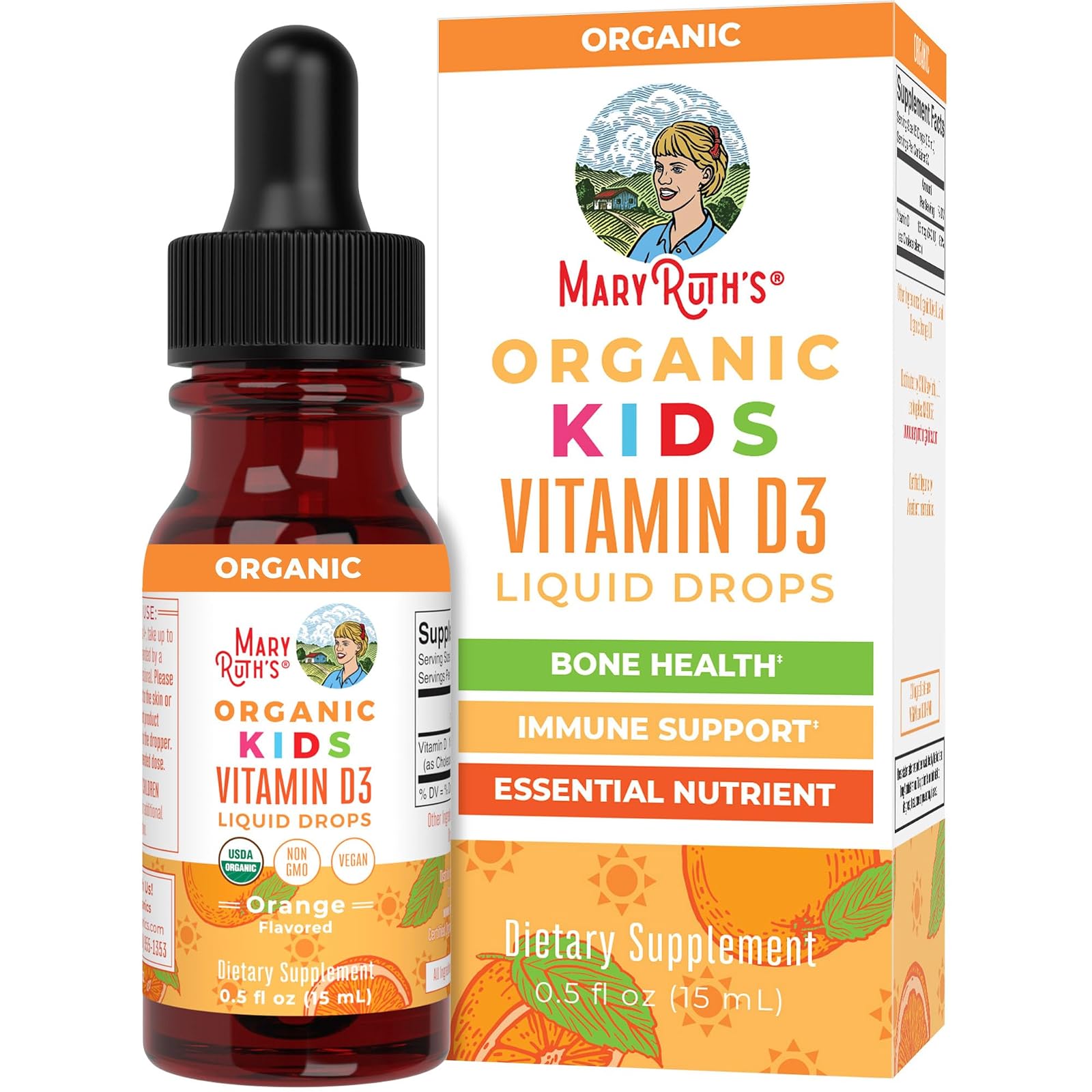 MARYRUTH'S vitamin D3 liquid drops