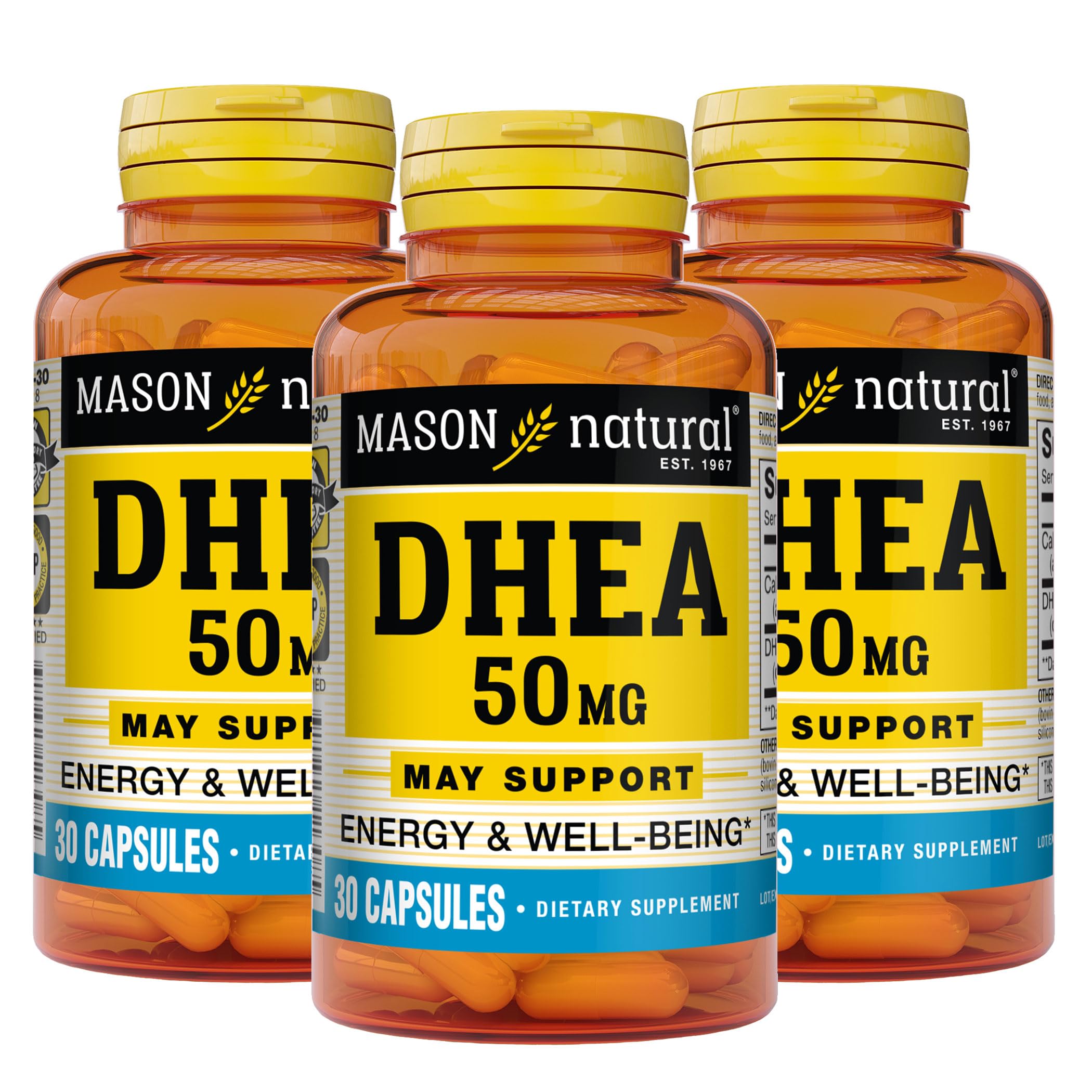 Mason DHEA 50 mg capsules