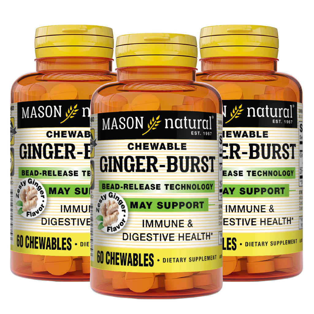 Mason ginger chewables for digestion