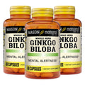 Mason Ginkgo Biloba supplement capsules
