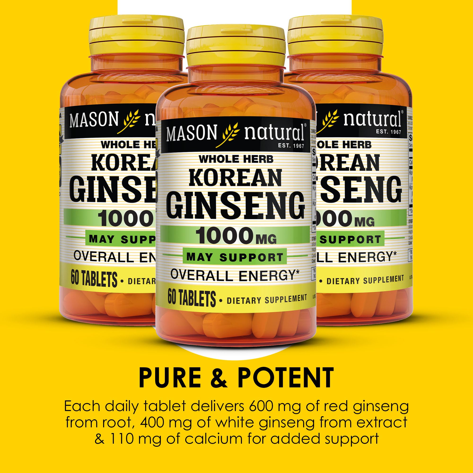Mason ginseng for improved stamina