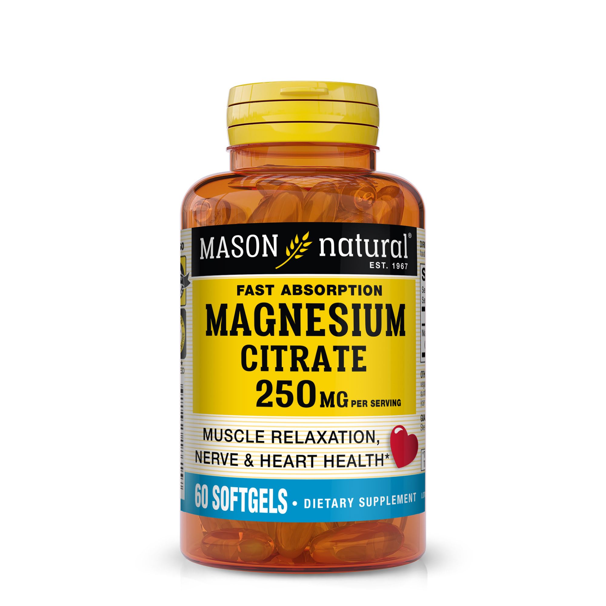 Mason magnesium citrate softgels