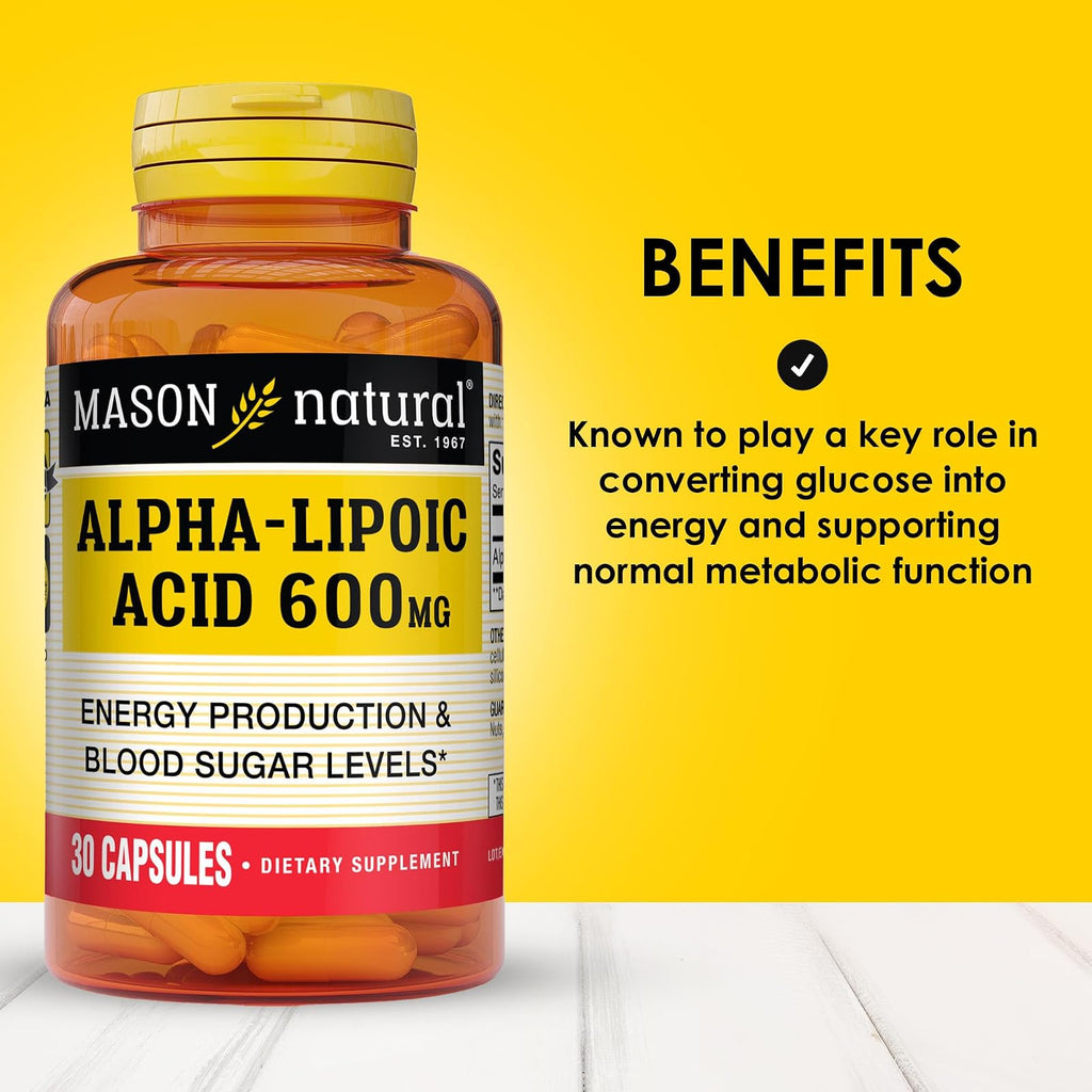 Mason Natural alpha lipoic acid capsules
