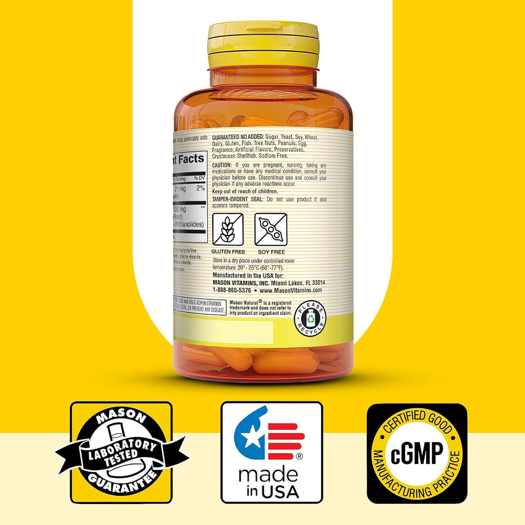 Mason Natural ashwagandha for relaxation