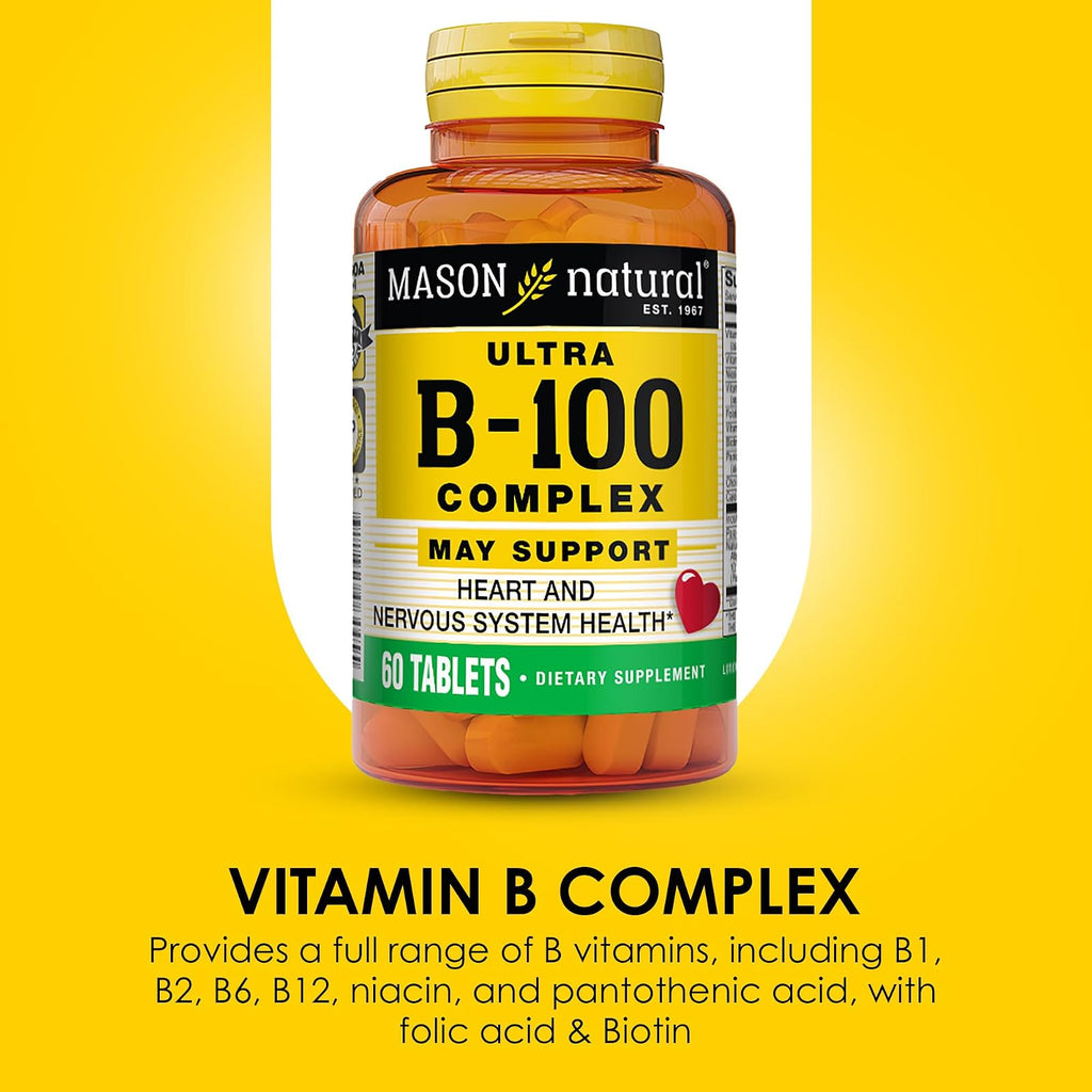 Mason Natural B-100 complex benefits