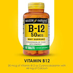 Mason Natural B12 for brain health