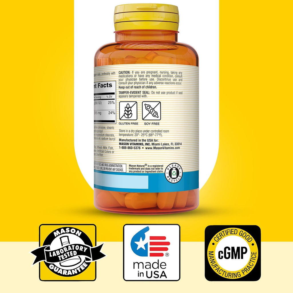 Mason Natural calcium citrate 3 pack