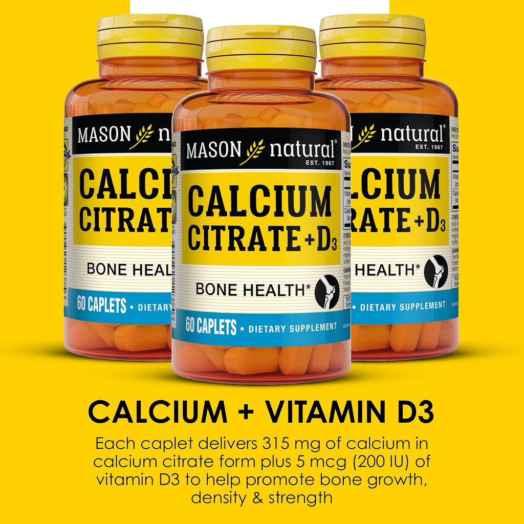 Mason Natural calcium citrate benefits