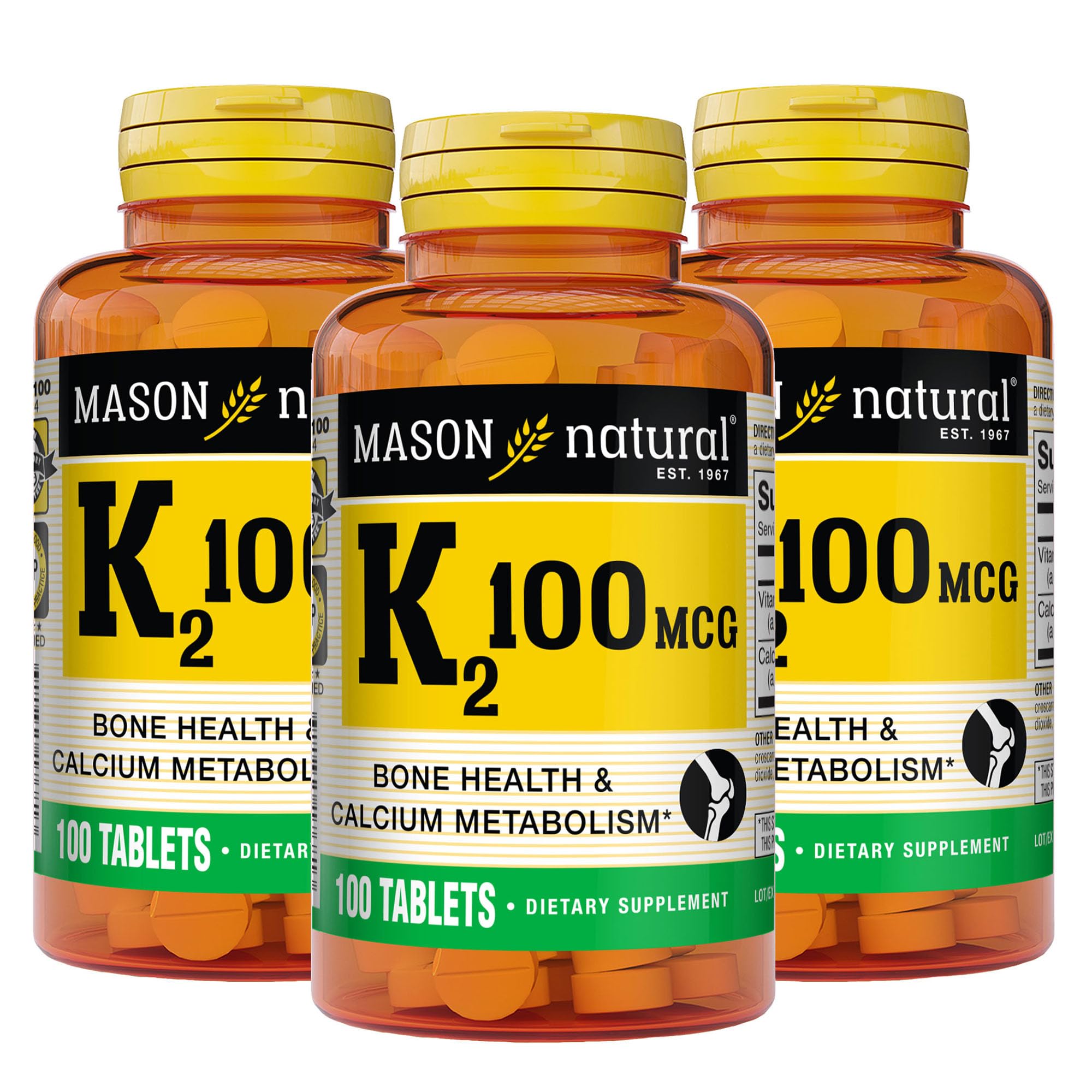 Mason Natural calcium supplement tablets