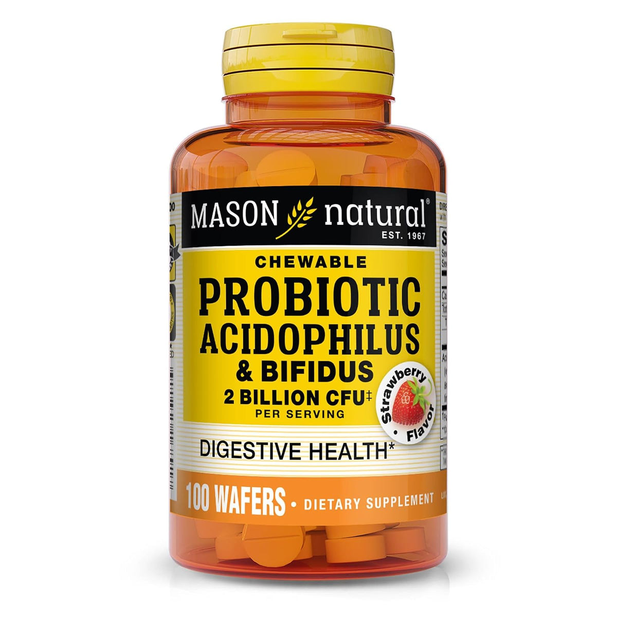 Mason Natural chewable probiotics for digestion