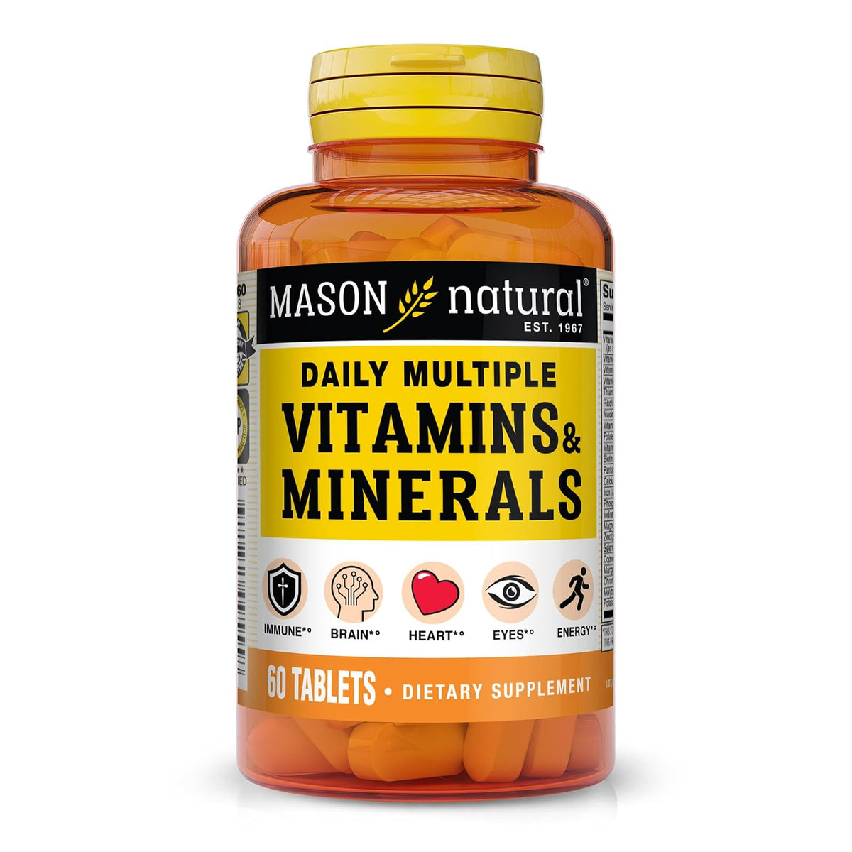 Mason Natural daily multivitamins for energy