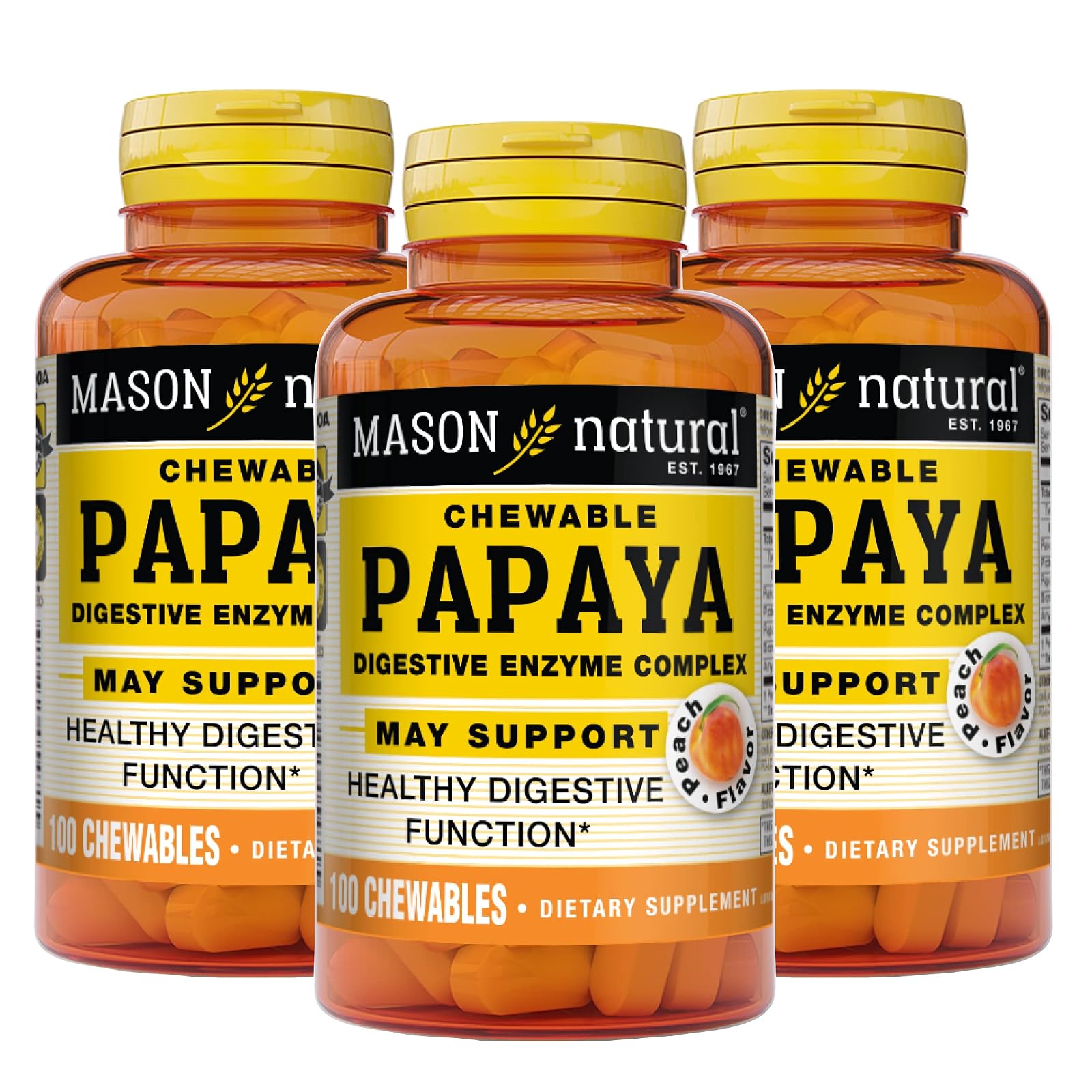 Mason Natural digestive enzymes chewables