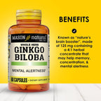 Mason Natural ginkgo biloba 120 mg