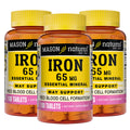 Mason Natural iron supplement tablets