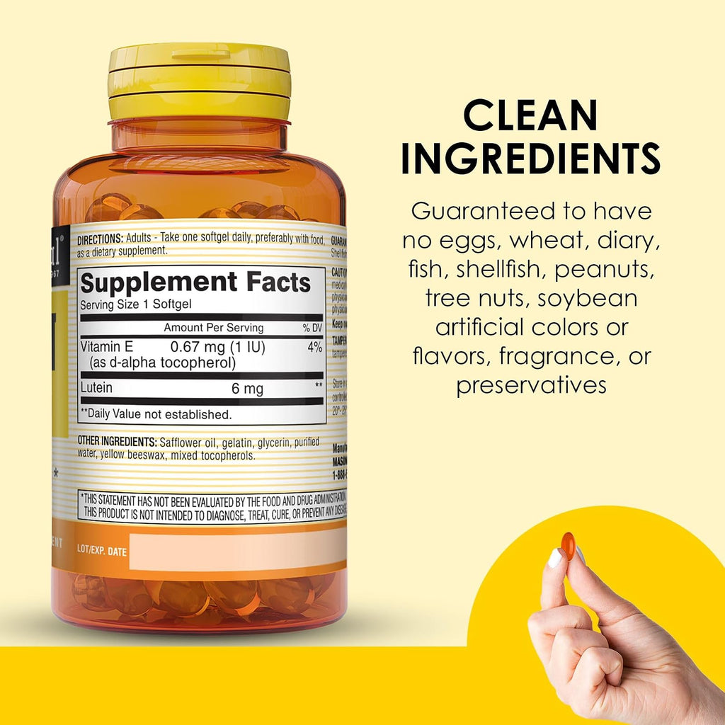 Mason Natural Lutein for daily wellness