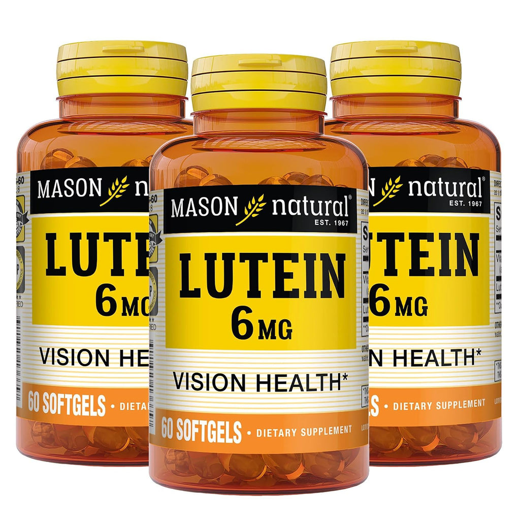Mason Natural Lutein softgels for eye health