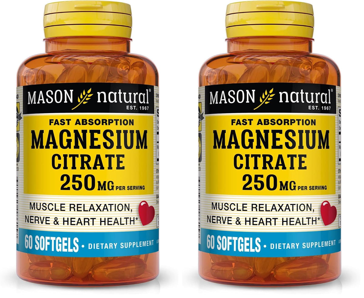 Mason Natural magnesium citrate softgels
