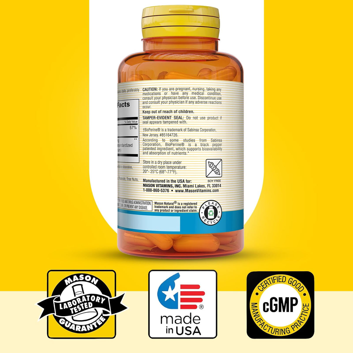 Mason Natural magnesium for daily wellness
