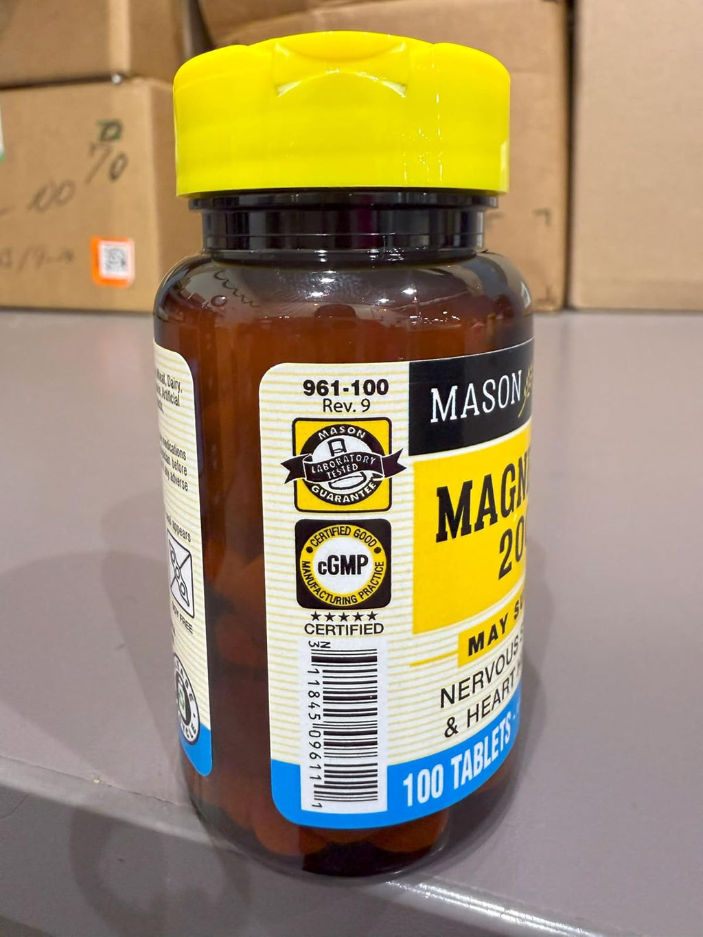 Mason Natural magnesium for stress relief