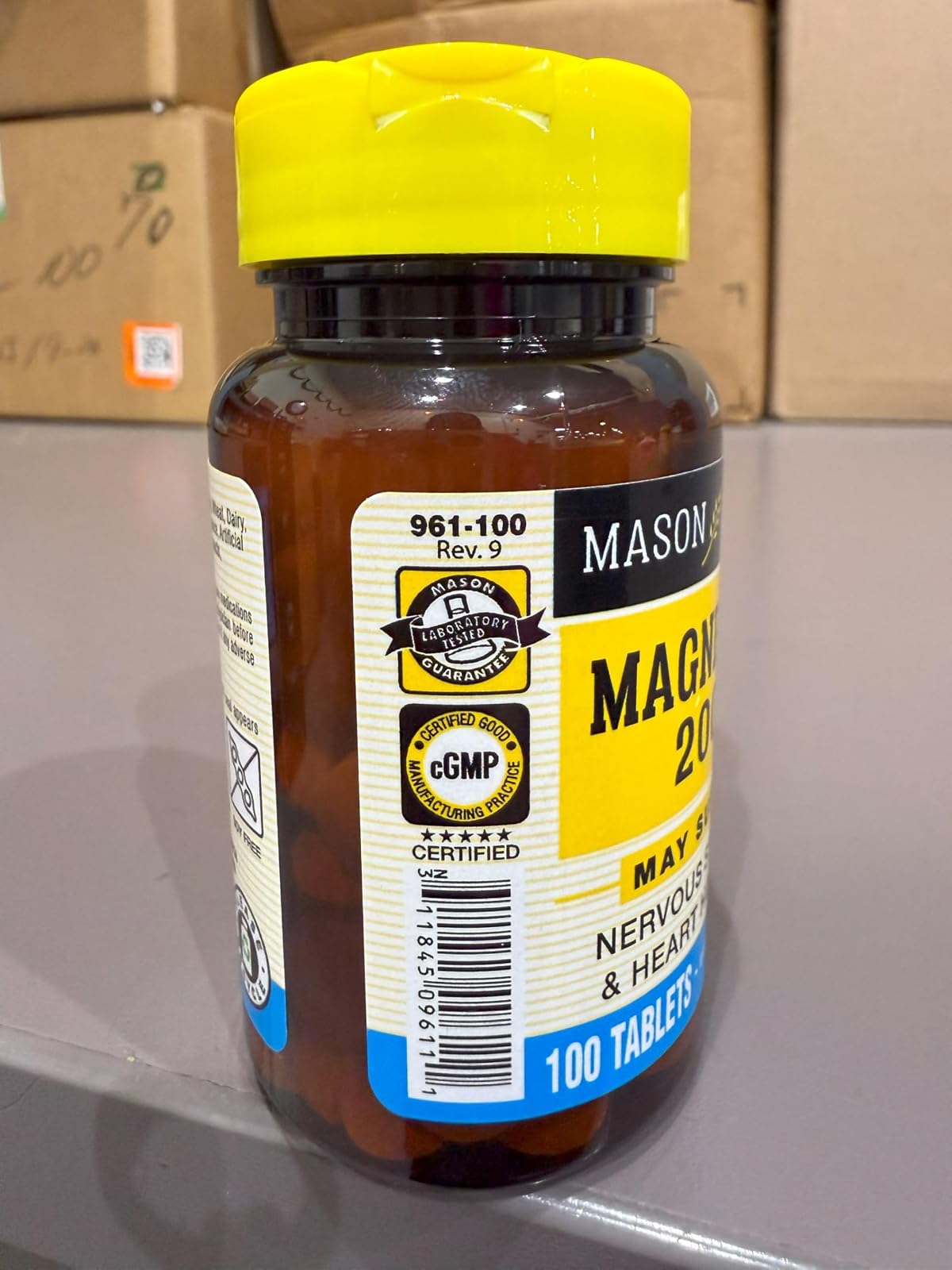 Mason Natural magnesium for stress relief